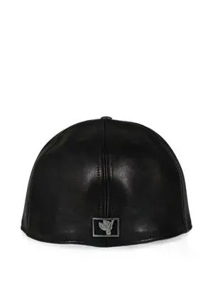 EARTHLING COLLECTIVE Logo-plaque Leather Cap