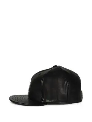 EARTHLING COLLECTIVE Logo-plaque Leather Cap