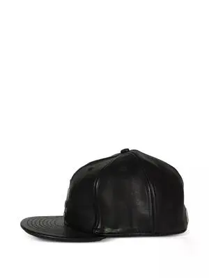EARTHLING COLLECTIVE Logo-plaque Leather Cap