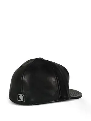EARTHLING COLLECTIVE Logo-plaque Leather Cap