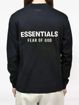 ESSENTIALS Logo-print Long-sleeve T-shirt