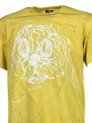 CHITO Graphic-print Paint-splatter T-shirt