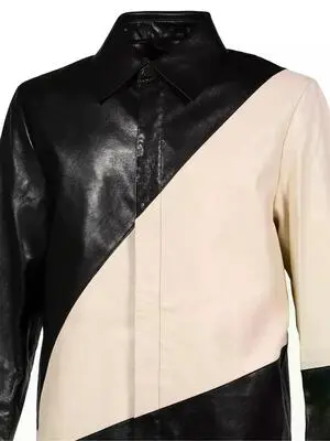 ENTIRE STUDIOS Panelled Leather Shirt