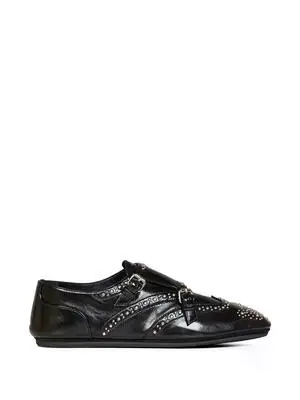 Fendi Stud Loafers - Black