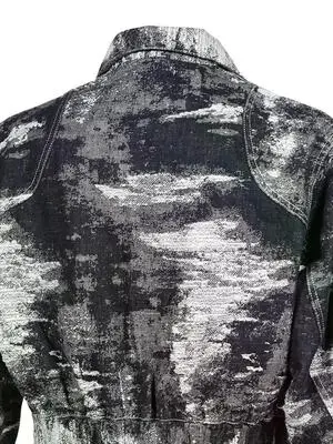 TAAKK Faded-pattern Denim Jacket