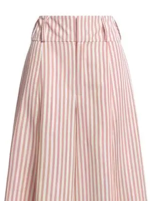 WEILI ZHENG Stripe-print Palazzo Pants