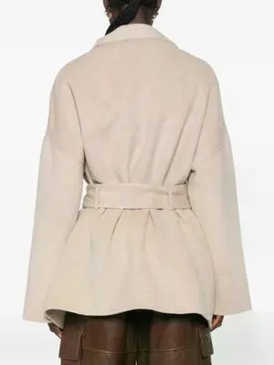 Isabel Marant Étoile Ceaton Belted Shawl-collar Coat - Neutrals