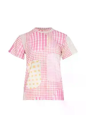 TAO Gingham Patchwork T-shirt