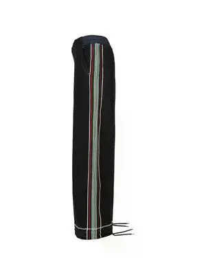 NICHOLAS DALEY Side-stripe Wide-leg Track Pants