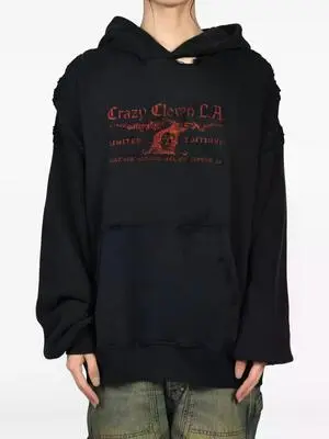 CRAZY CLOWN L.A. Town Logo-print Hoodie