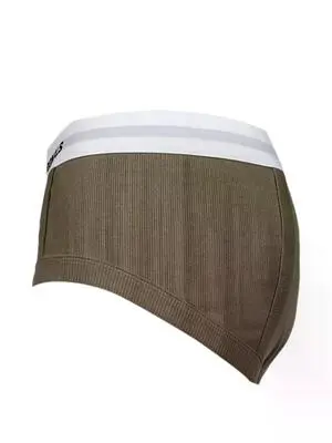 Natasha Zinko Ribbed-knit Logo-waistband Briefs