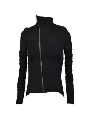 Rick Owens Rick Owens Lilies Asymmetric-Zip Jacket Black