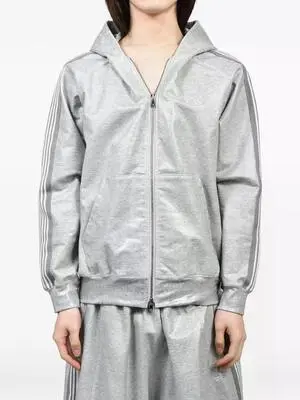 Needles Coated Butterfly-embroidered Hoodie