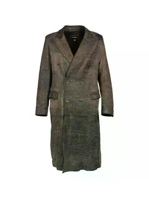 NO/FAITH STUDIOS Double-breasted Leather Coat