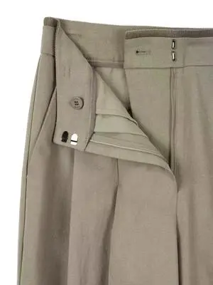 STUDIO TOMBOY Pintuck Wide-leg Trousers