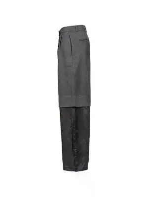 Vaquera Chopped Two-layer Trousers