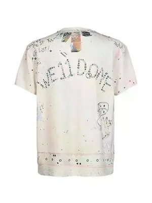 We11Done Trompe-l'oeil Pierced T-shirt