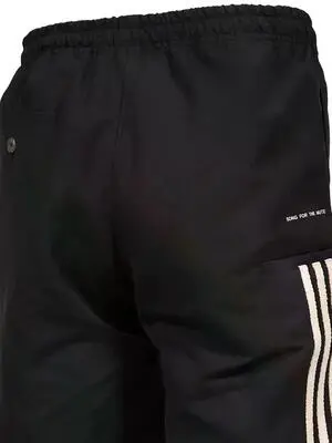 SONG FOR THE MUTE Logo-embroidered Side-stripe Shorts