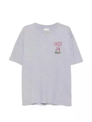Drole De Monsieur Drôle Boxers Graphic-print T-shirt - Grey