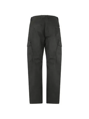 C.P. COMPANY Lens-detail Cotton Cargo Pants - Black