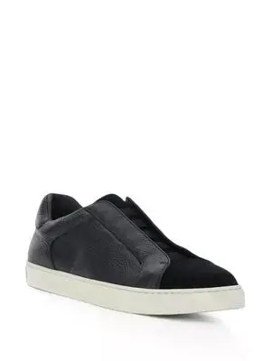 DOUCAL'S Spencer Grainy Slip-on Sneakers