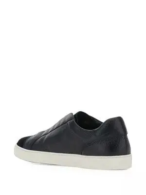 DOUCAL'S Spencer Grainy Slip-on Sneakers