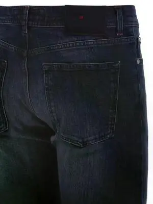 Kiton Faded-wash Five-pocket Slim-fit Jeans