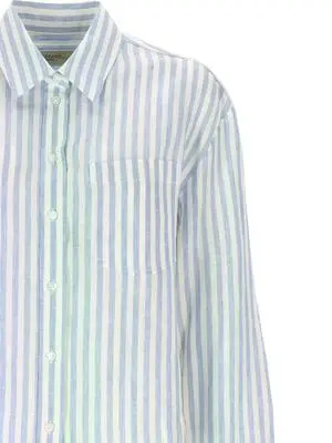 Max Mara Striped Linen Shirt
