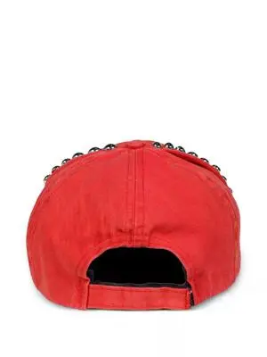 JOSHUA J. Stud-detail Baseball Cap - Red