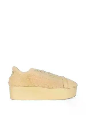 Valentino Garavani Shearling Platform Sneakers