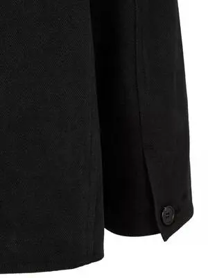 STUDIO TOMBOY Corduroy-panelled Patch-pocket Jacket - Black