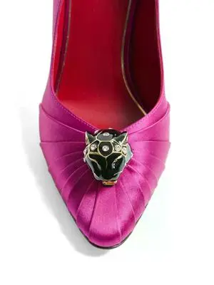 Valentino Garavani Panthea Pumps In Satin 105mm - Pink