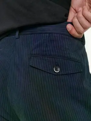 Sisley Pinstripe-pattern Chinos