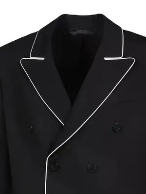 ERNEST W. BAKER Trim Double-breasted Blazer
