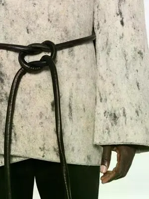 Rick Owens Dracucollar Extreme-collar Coat