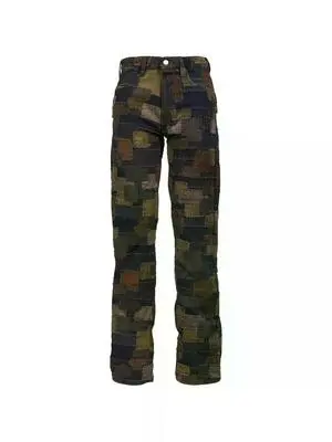 Matthew Williamson Boro Patchwork Straight-leg Jeans