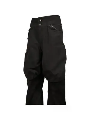 FFFPOSTALSERVICE Bolsu Double-layered Flared Trousers - Black