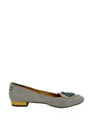 CHARLOTTE OLYMPIA Embellished Ballet Flats