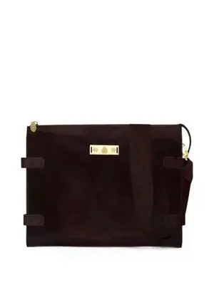 Tyler Ellis Dean Messenger Suede Crossbody Bag