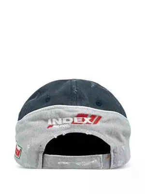 PROTOCOL INDEX Distressed Baseball Cap - Blue
