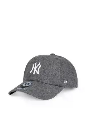 SPORTY & RICH Yankees Serif Wool-blend Baseball Cap