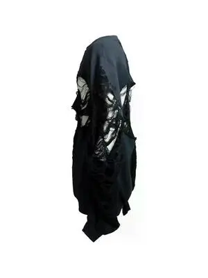 JUN/NAKAYAMA Distressed Cross-motif Sweater