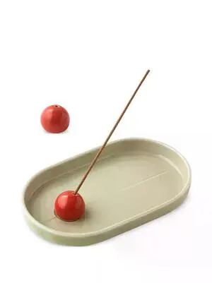 STUDIO THE BLUE BOY Hasamiyaki Porcelain Incense Holder - Green