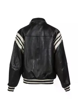 PELLE PELLE Studded Logo-patch Jacket