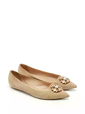 Casadei Pointed Toe Flats For Women