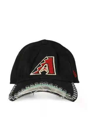 JOSHUA J. Scrap Stud-embellished Cap - Black
