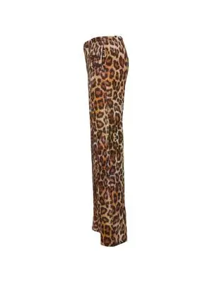 LA MASKARADE Leopard-print Track Pants