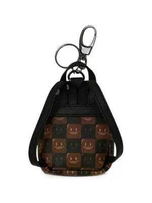 SPRAYGROUND Sharks In Paris Grin & Grind Keychain - Brown