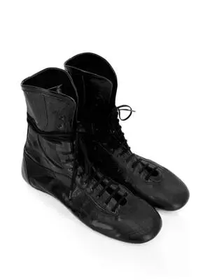 Dries Van Noten Leather High-top Sneakers
