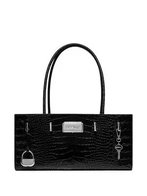 SEEN USERS Croc-effect Shoulder Bag